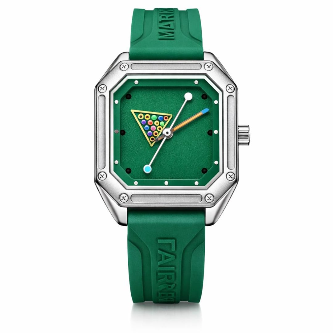 Men's Luxury Square Quartz Watch With Luminous Billiards Dial Sport ...