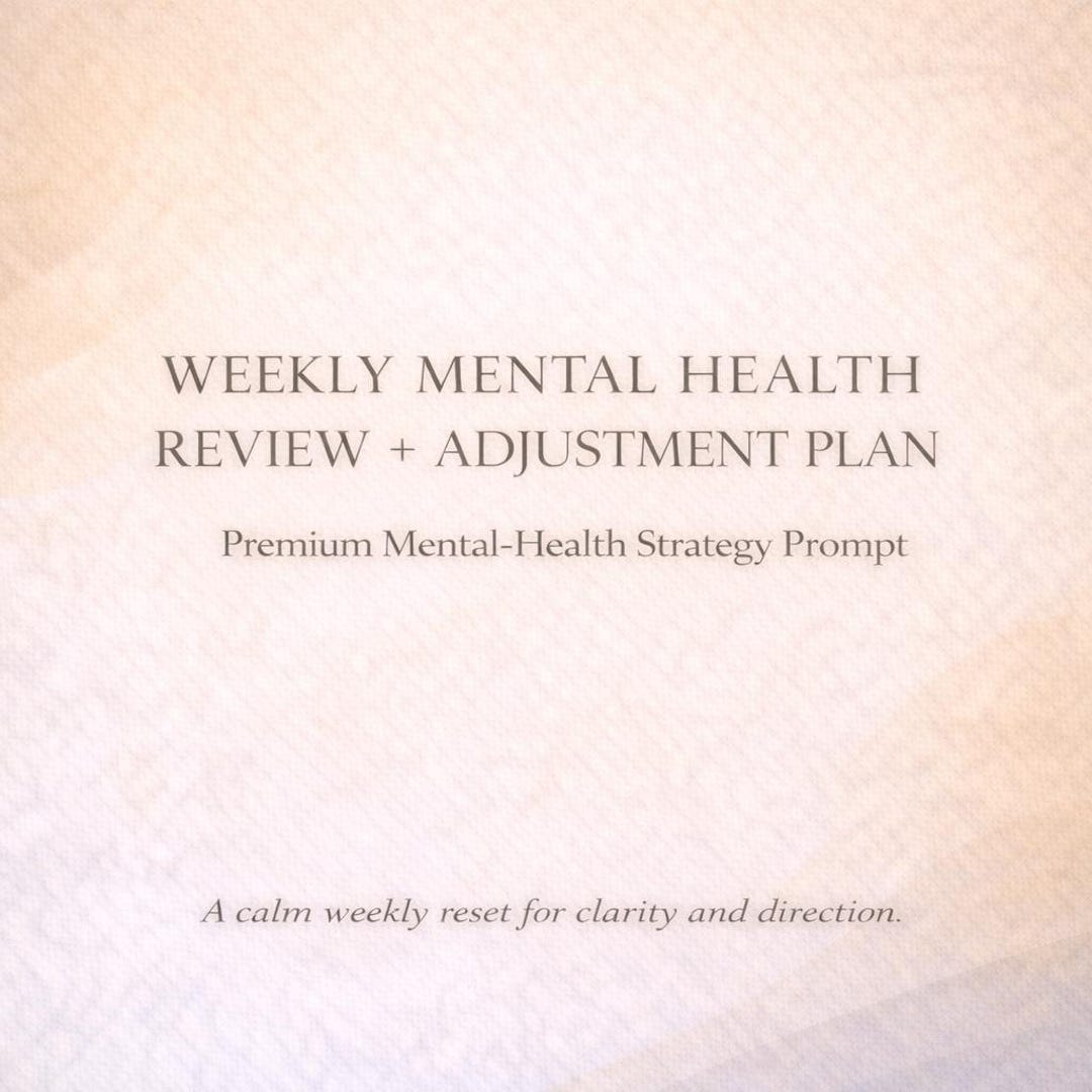 Weekly Self-reflection Review & Adjustment Plan | Calm Weekly Reset ...