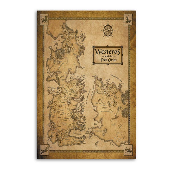 Westeros Map - Etsy