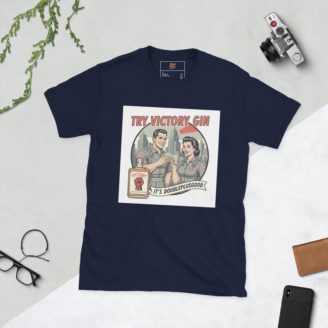 George Orwell 1984 Victory Gin Short-sleeve Unisex T-shirt - Etsy