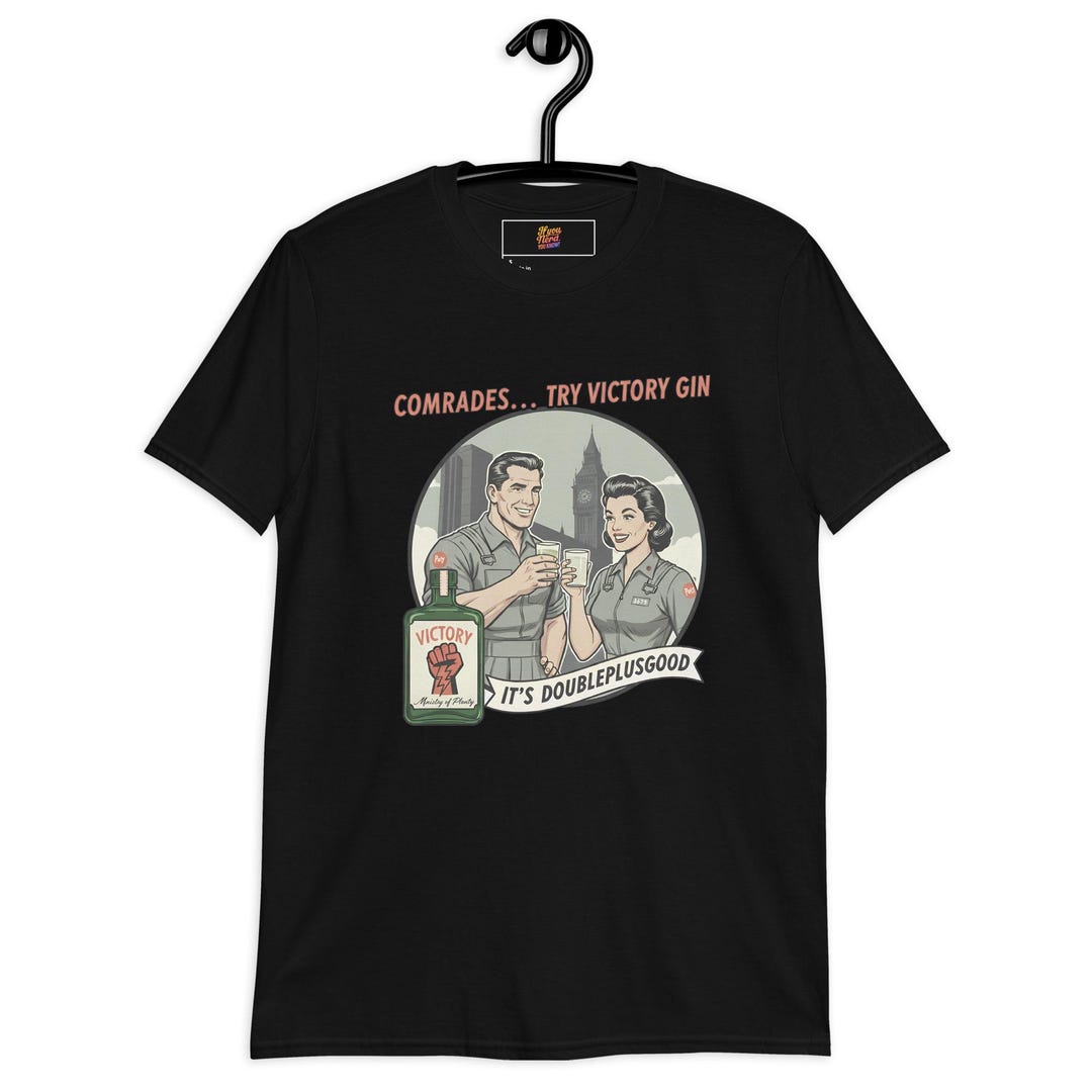 George Orwell 1984 Victory Gin Short-sleeve Unisex T-shirt - Etsy