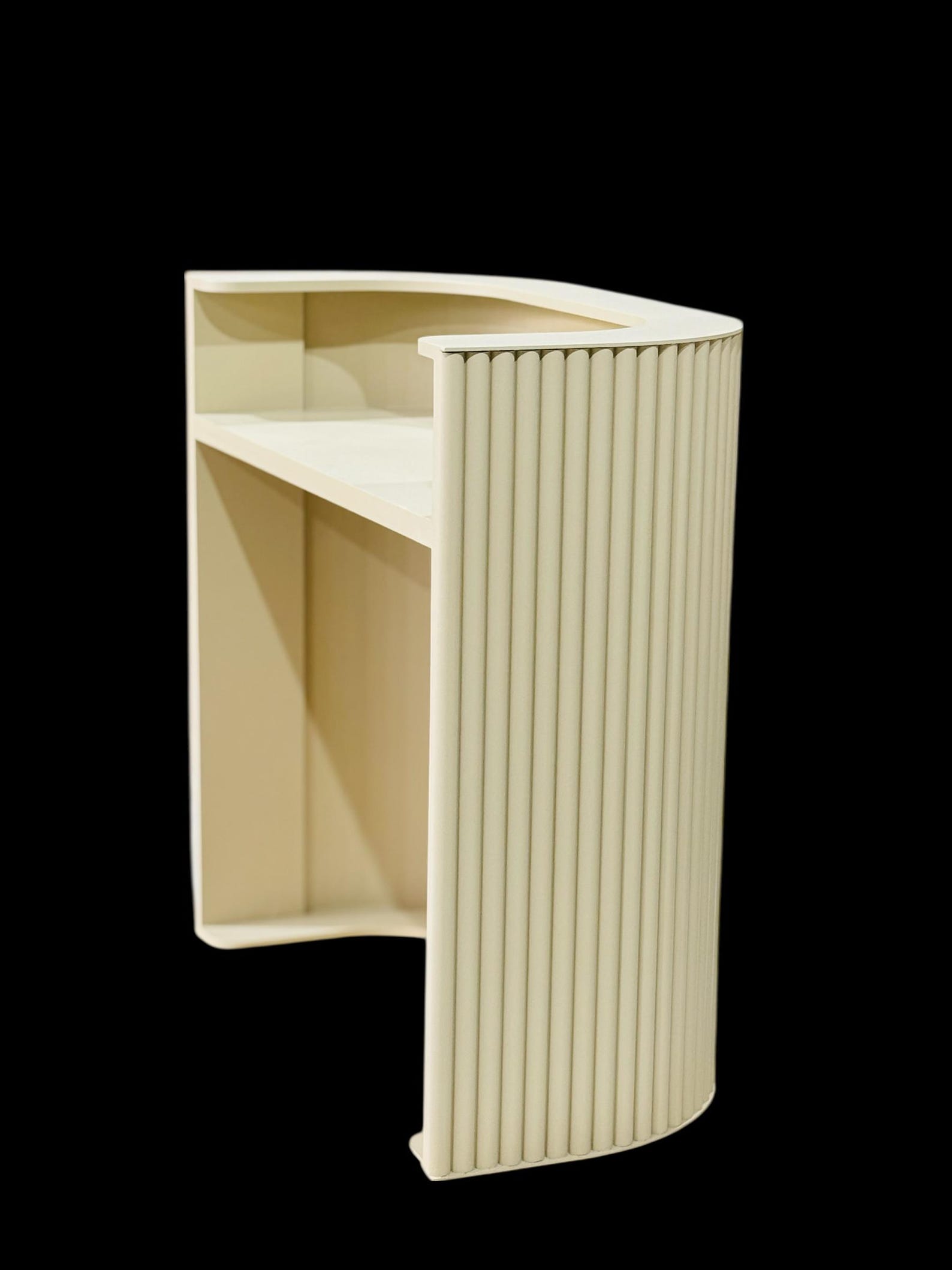 Ripple Front Reception Desk, Open Leg Design - Etsy