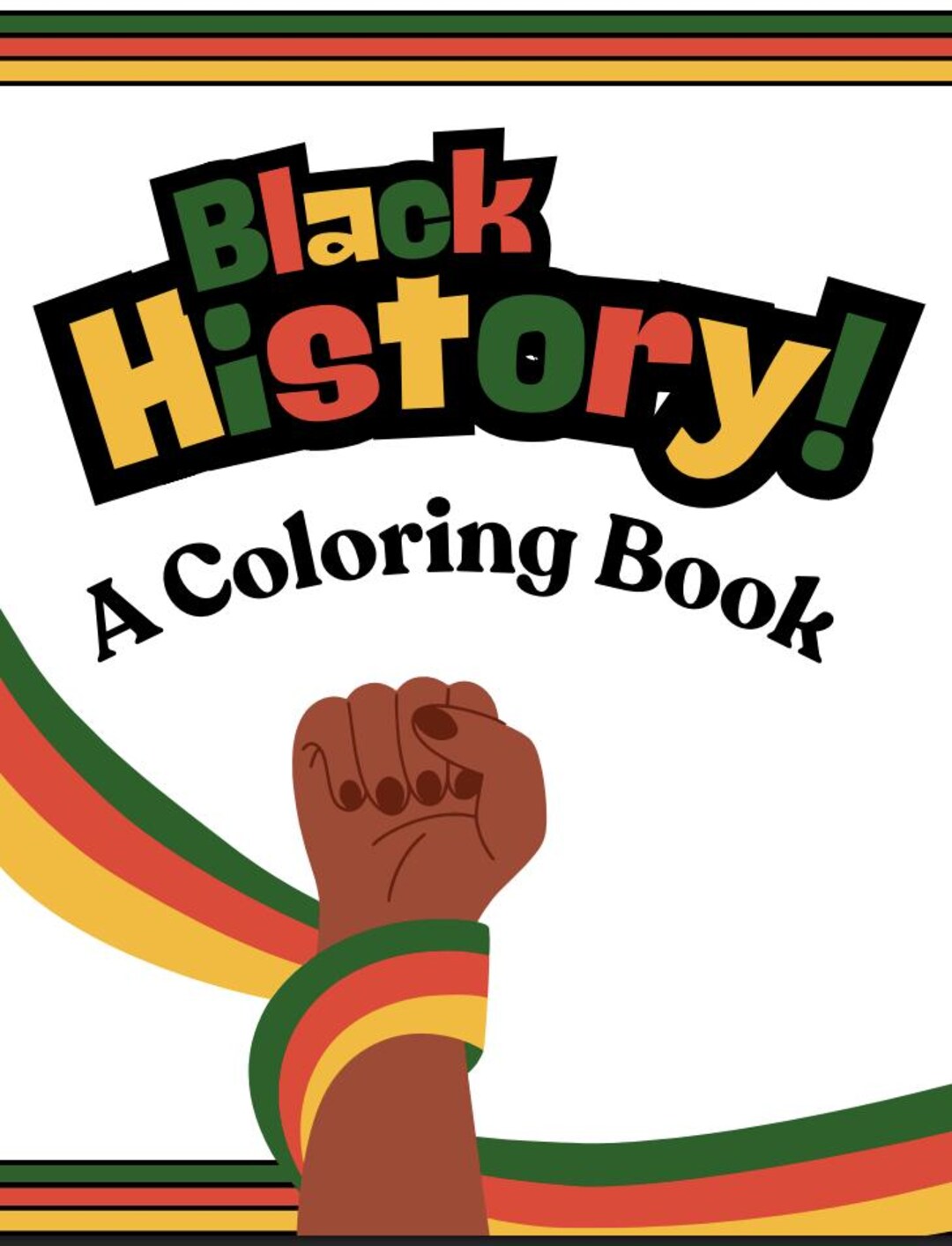 Black History Coloring Book - Storybook Style - Etsy