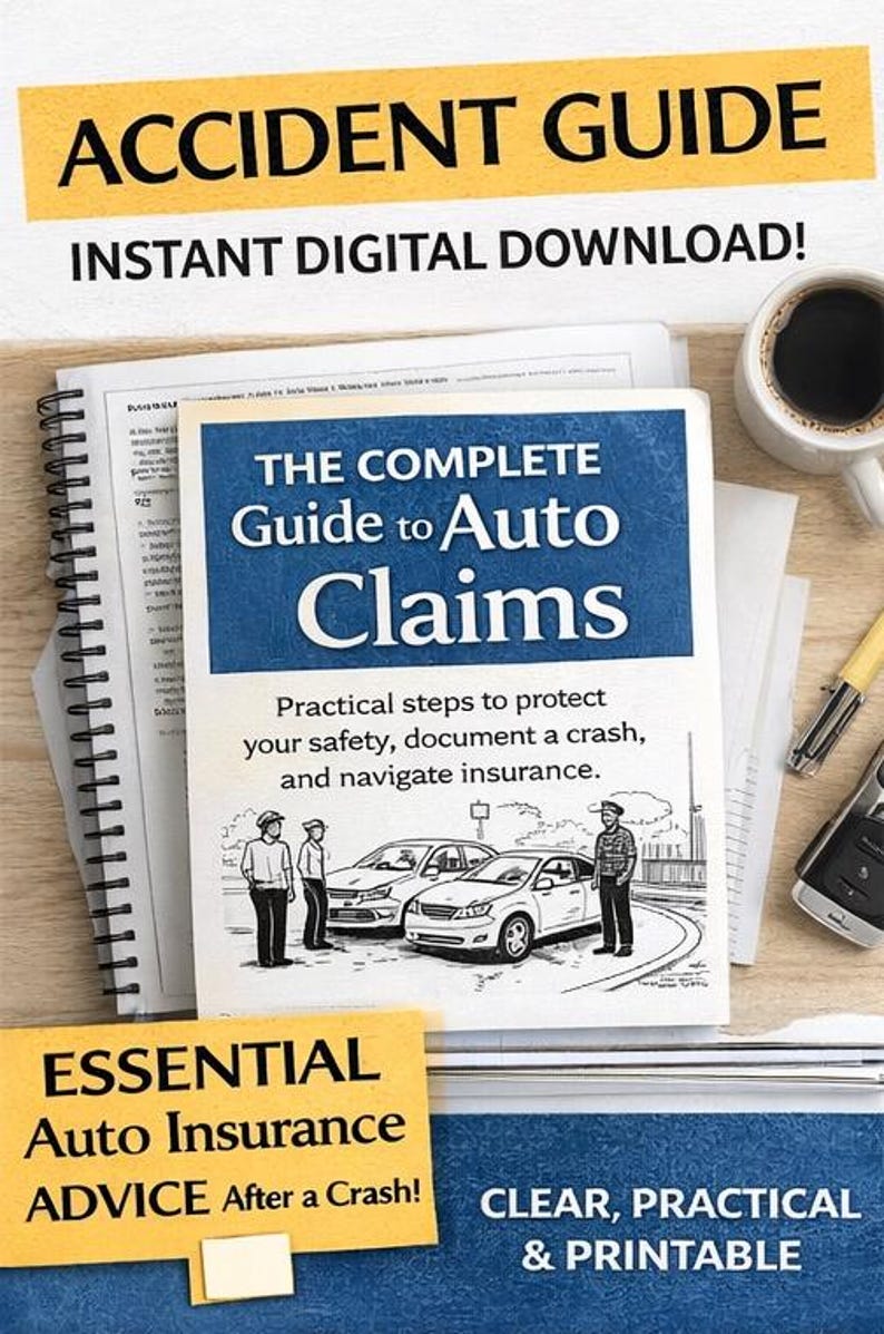 The Complete Guide to Auto Claims - Etsy