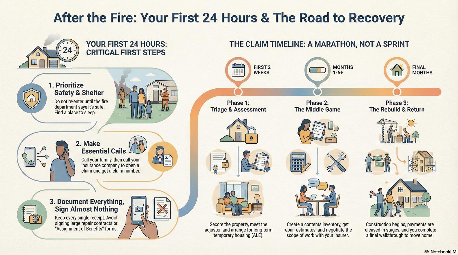 House Fire Insurance Claim Survival Guide - Etsy