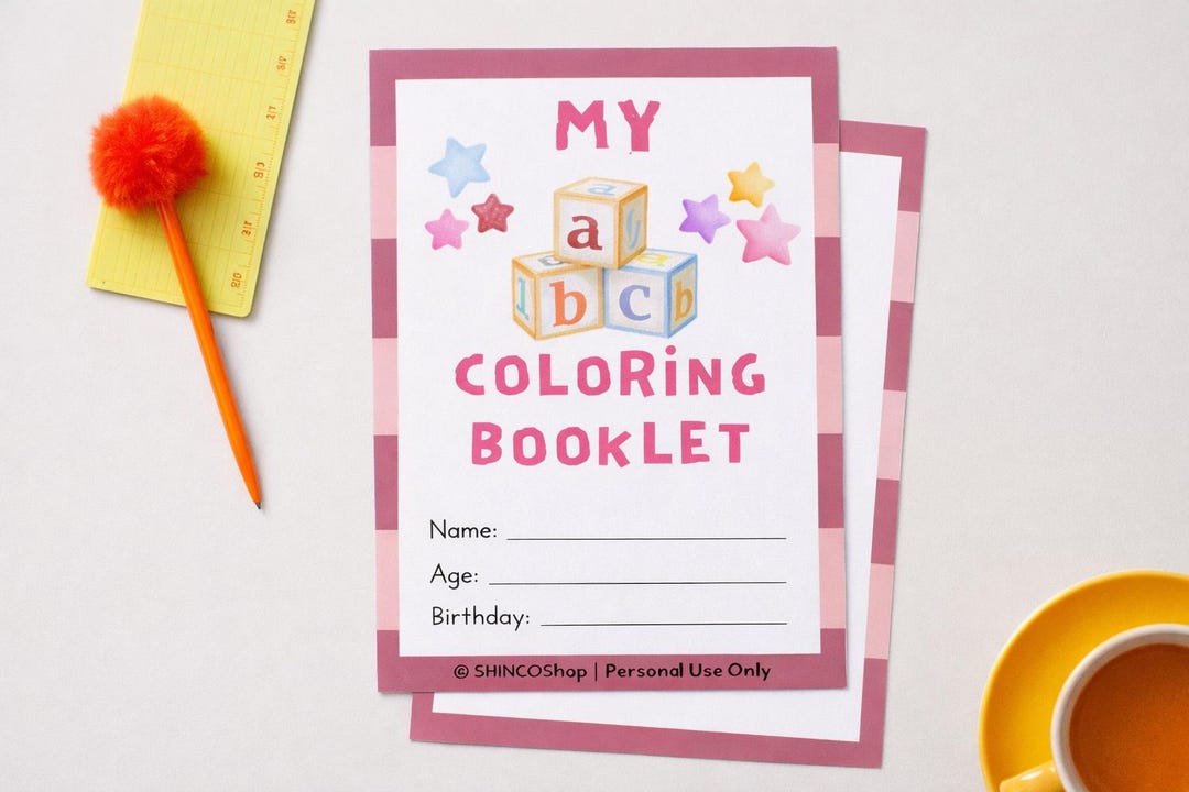 ABC Coloring Booklet for Kids | Printable Alphabet Activity (PDF ...