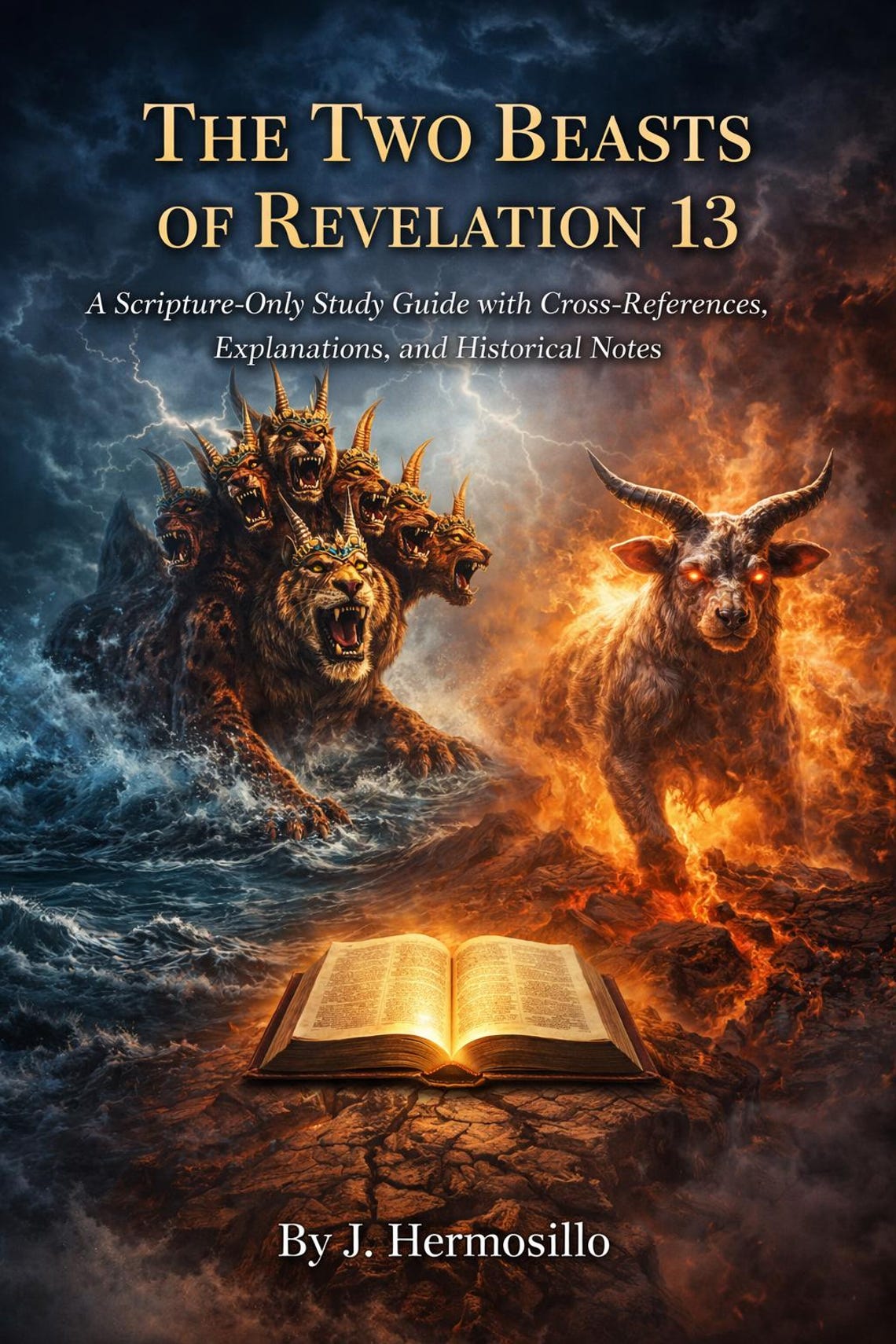 The Two Beasts of Revelation 13 A Scripture Only Study Guide With Cross ...