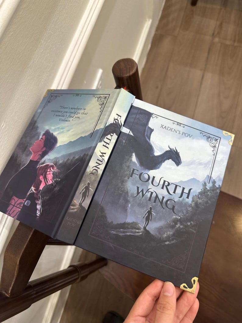 Fourth Wing Dramione. Fanfic Bound. Hardback Cover Art Edition - Etsy