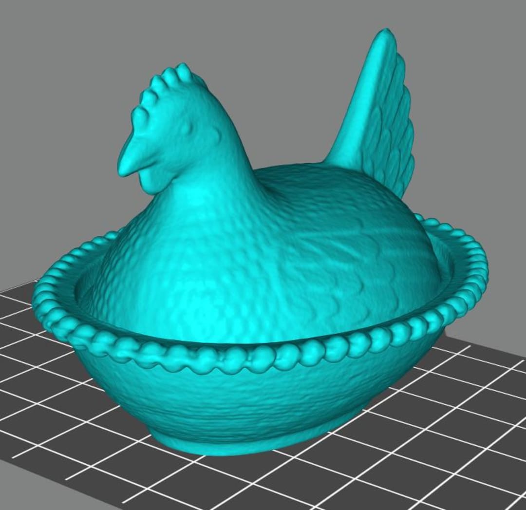 3D Scanned Indiana Hen on Nest STL Files - Etsy