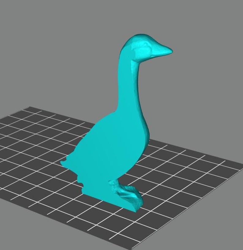 3D Scanned Porch Goose With Magnet and Keychain STL Files - Etsy
