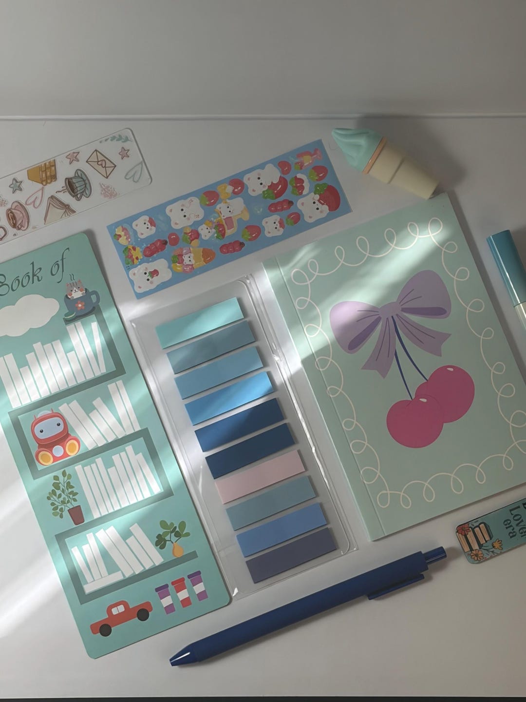 Blue Mini Color Themed Stationary Bundles - Etsy