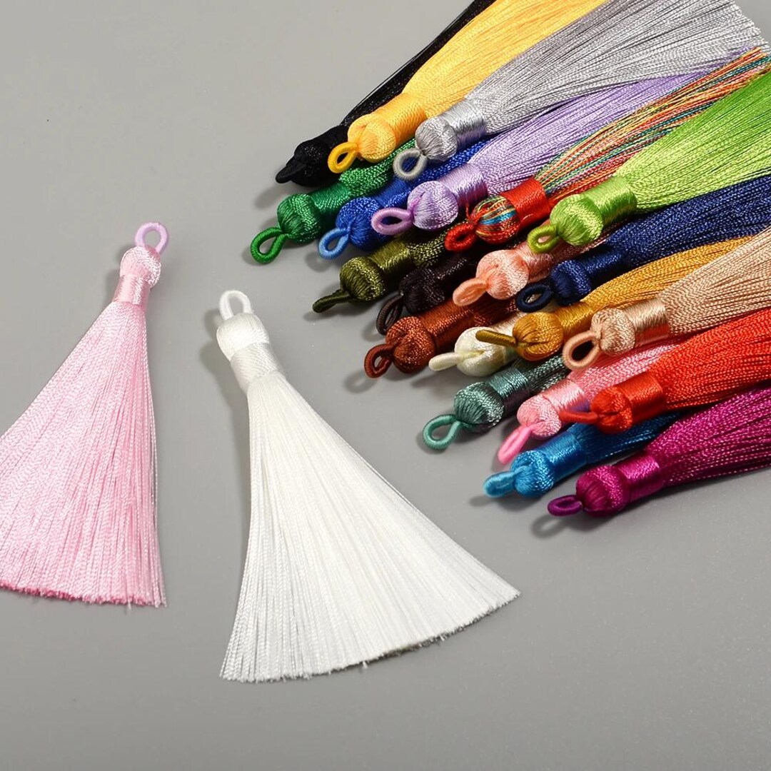Korean Norigae Silk Tassel, Handmade Tassel Charm, Hanbok Accessory ...