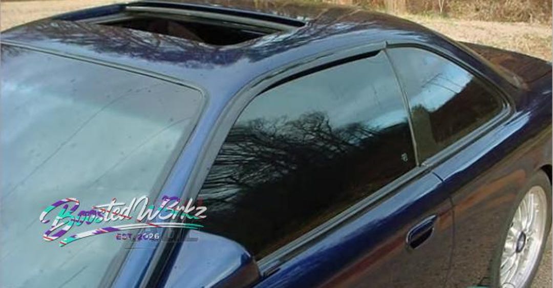 95-98 Nissan 240SX S14 JDM Style Window Deflectors Visors Side Vents ...
