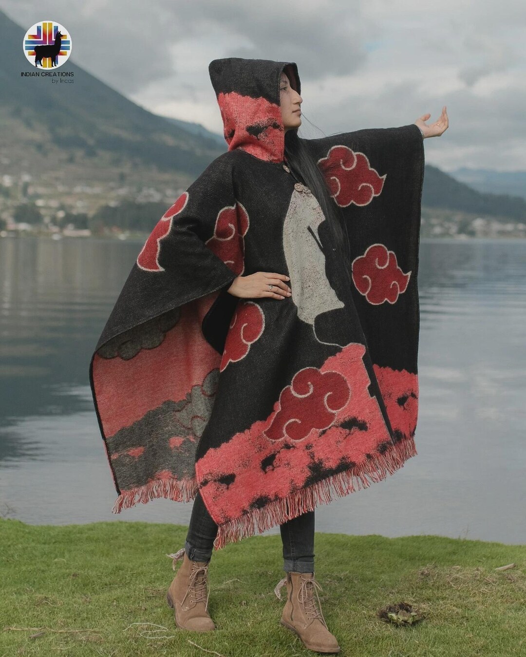 Alpaca Poncho (utachi) Handcrafted by Indigenous Hands. - Etsy
