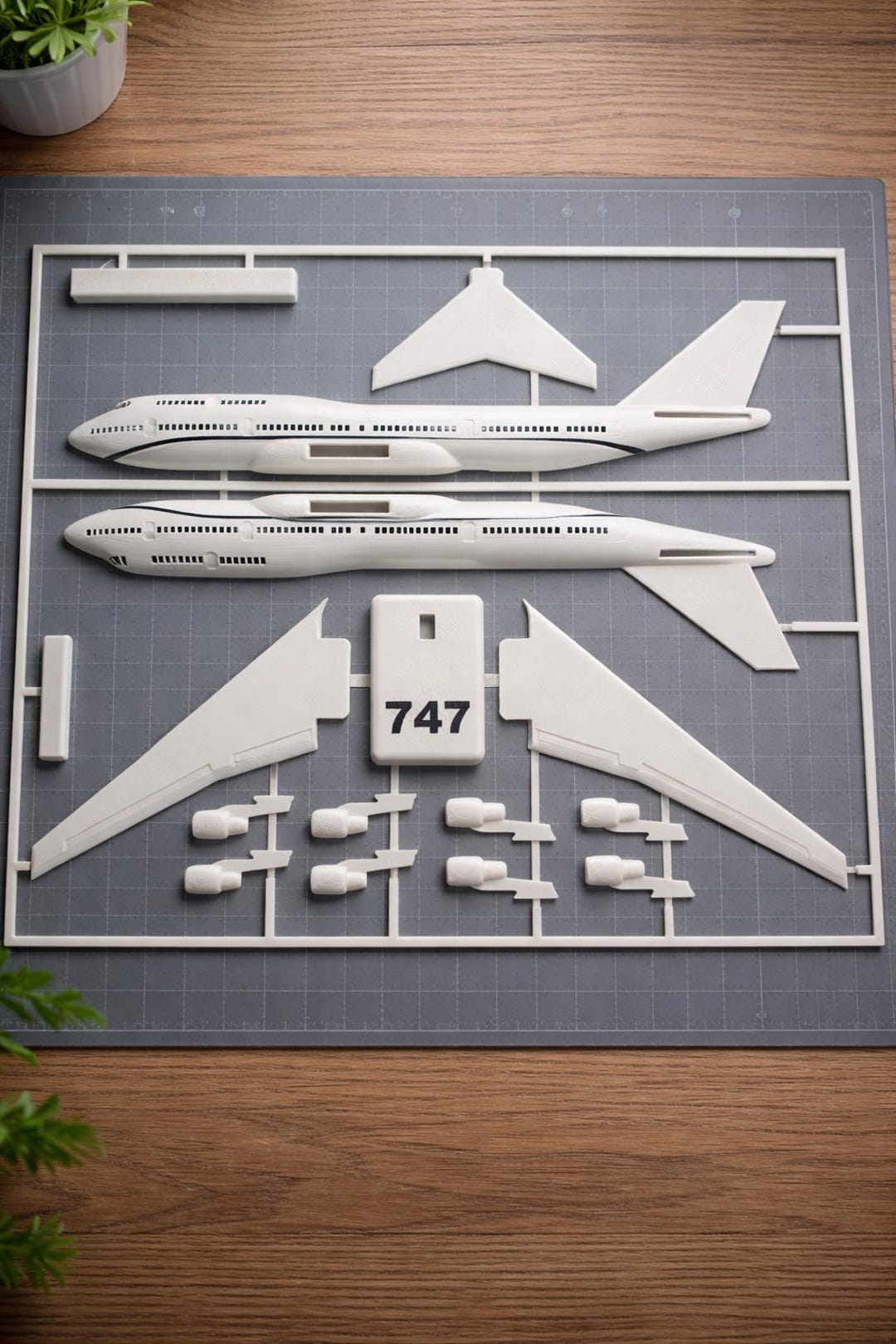 Boeing 747 Dreamliner Model Kit – 3D Printed DIY Airplane, Aviation ...