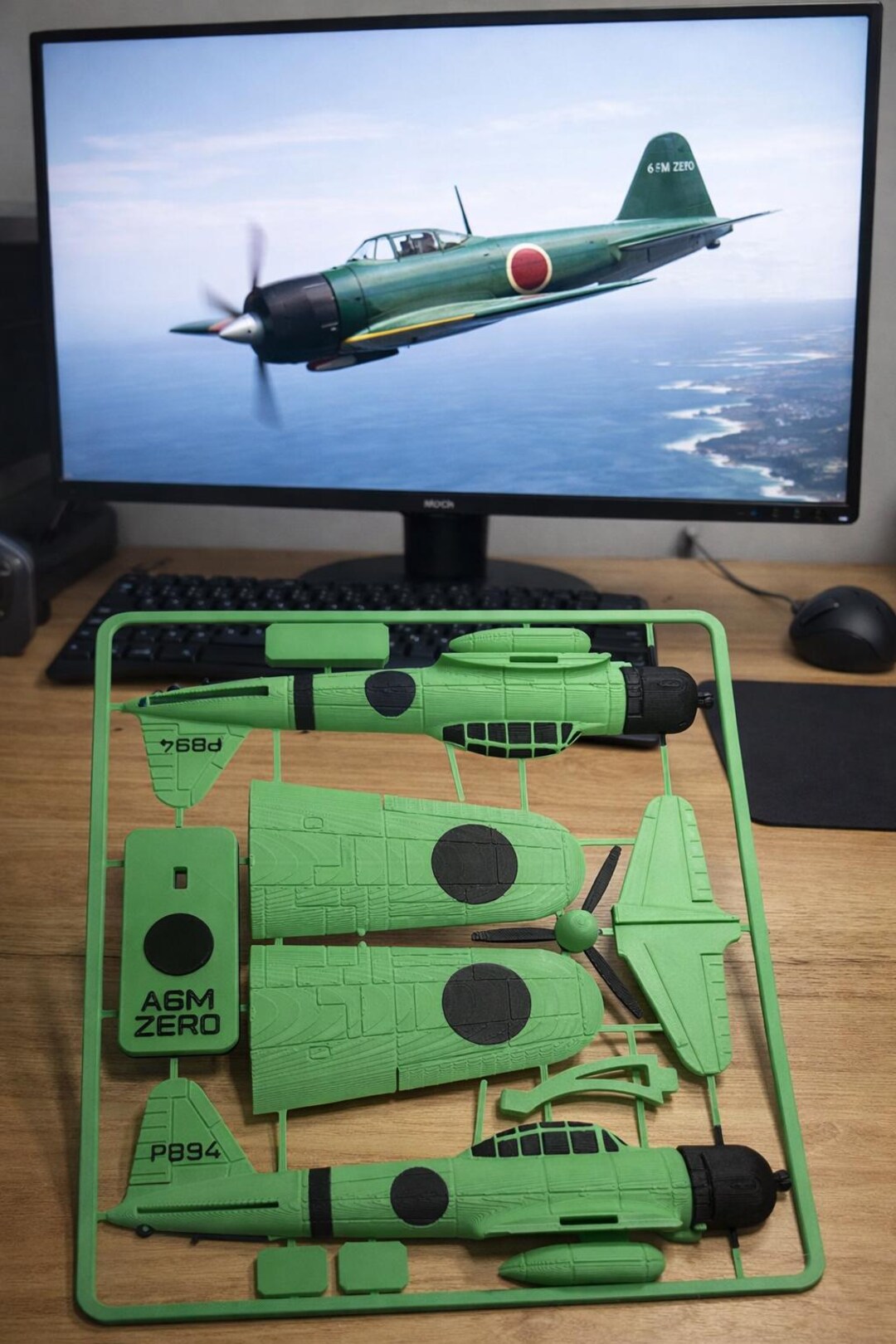 Mitsubishi A6M Zero DIY Aircraft Model Kit - Etsy
