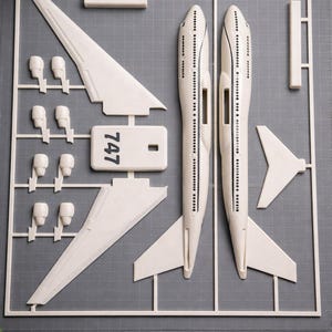 Boeing 747 Dreamliner Model Kit – 3D Printed DIY Airplane, Aviation ...