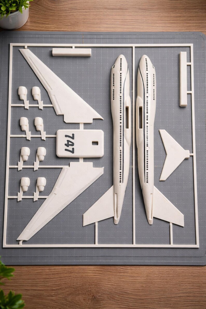 Boeing 747 Dreamliner Model Kit – 3D Printed DIY Airplane, Aviation ...