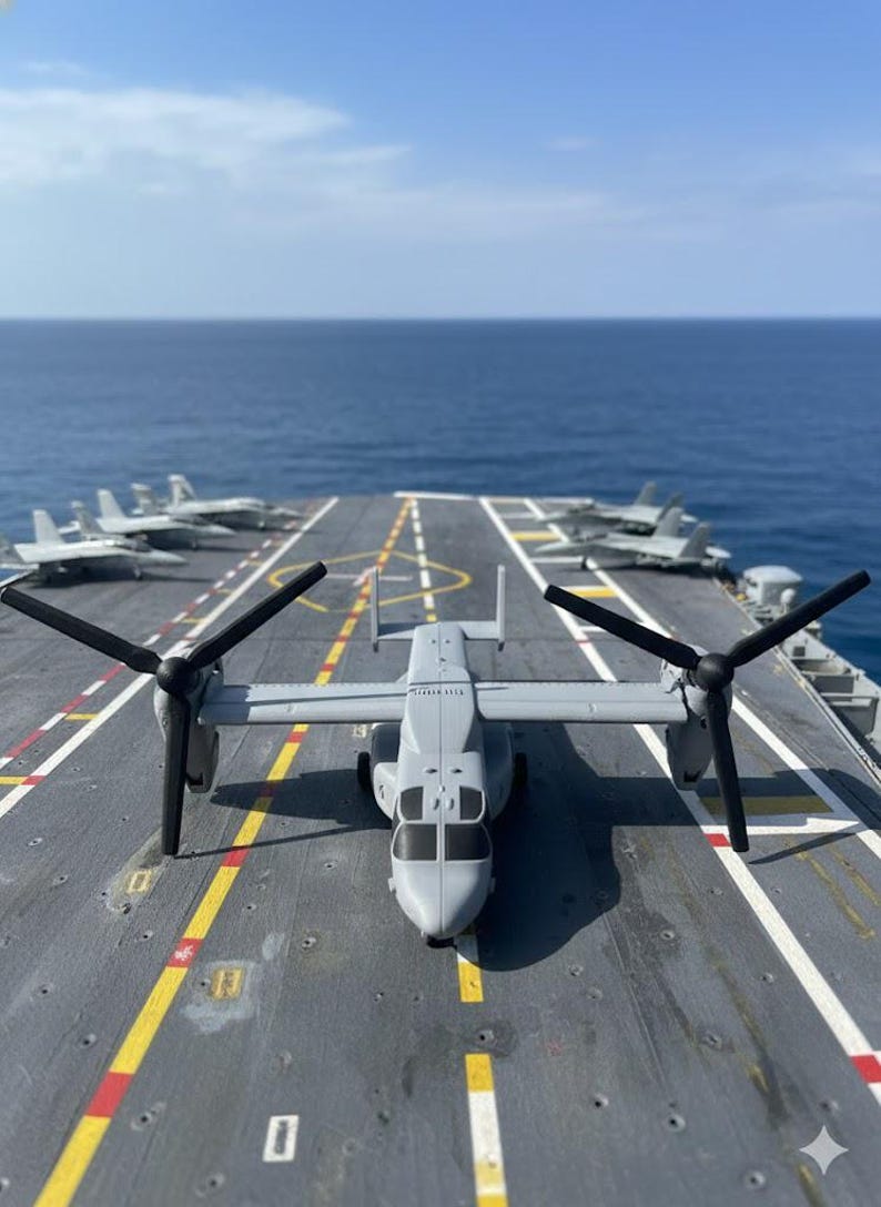 V-22 Osprey Model Kit (3D Printed) – Tiltrotor Aircraft – Unassembled ...