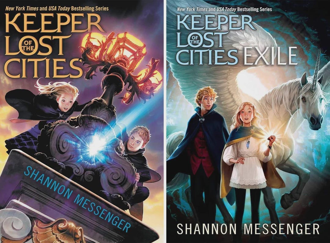 Keeper of the Lost Cities Series. Set of 11 Books Exile, Everblaze, by ...