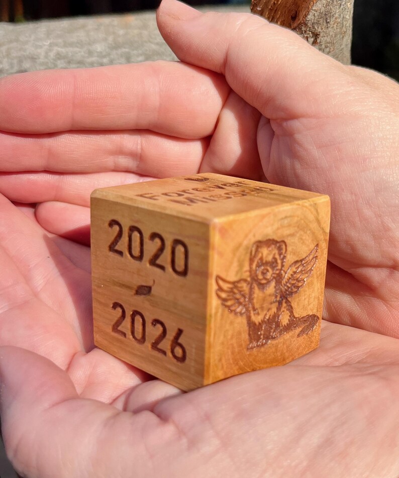 Ferret Memorial Block Custom and Personalized - Etsy