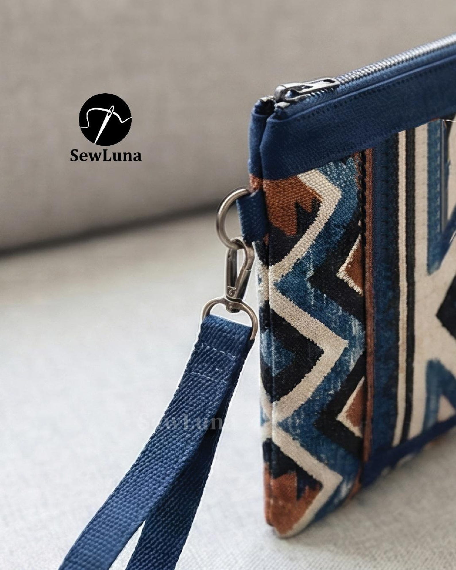 Fable Wristlet Clutches PDF Sewing Pattern | 3 Sizes, Beginner Zipper ...