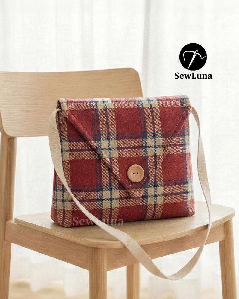 Nora Envelope Bag Sewing Pattern | Beginner DIY Crossbody Purse | DIY ...