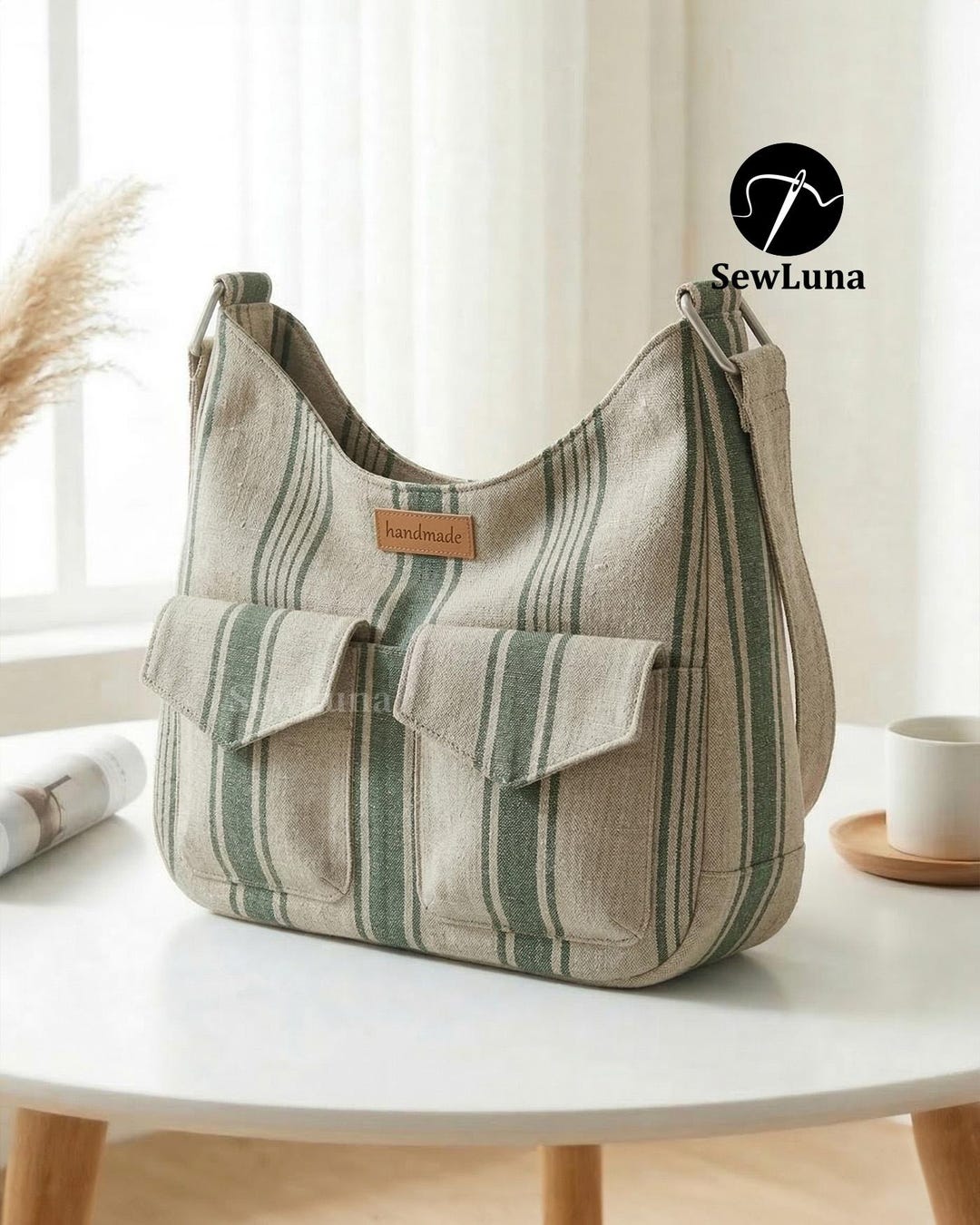Relic Hobo Bag Sewing Pattern PDF | Slouchy Shoulder Bag Tutorial | DIY ...