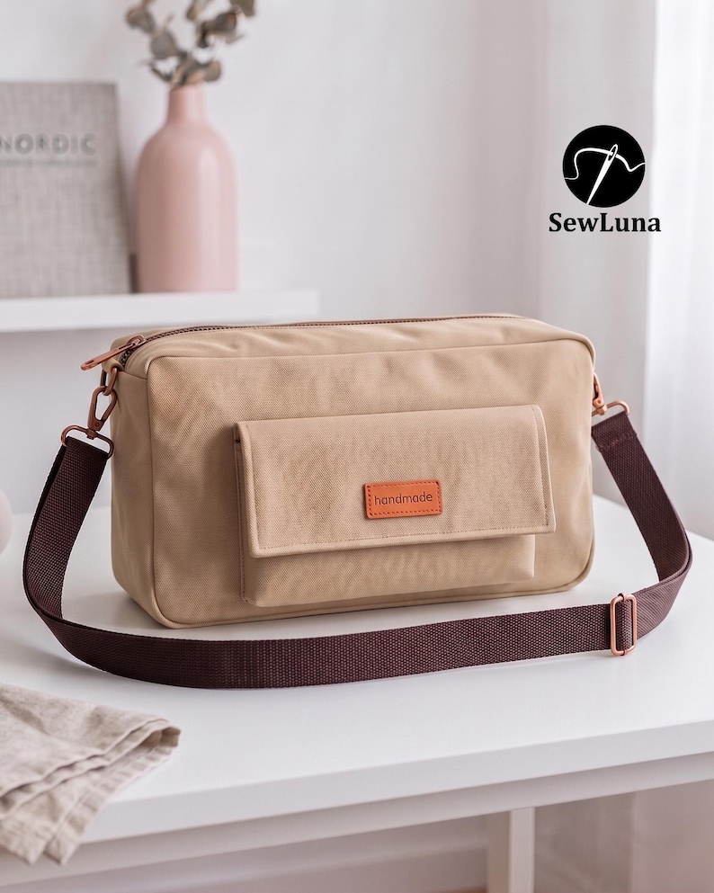 Jaden Crossbody Bag Sewing Pattern | Unisex Laptop Messenger PDF ...