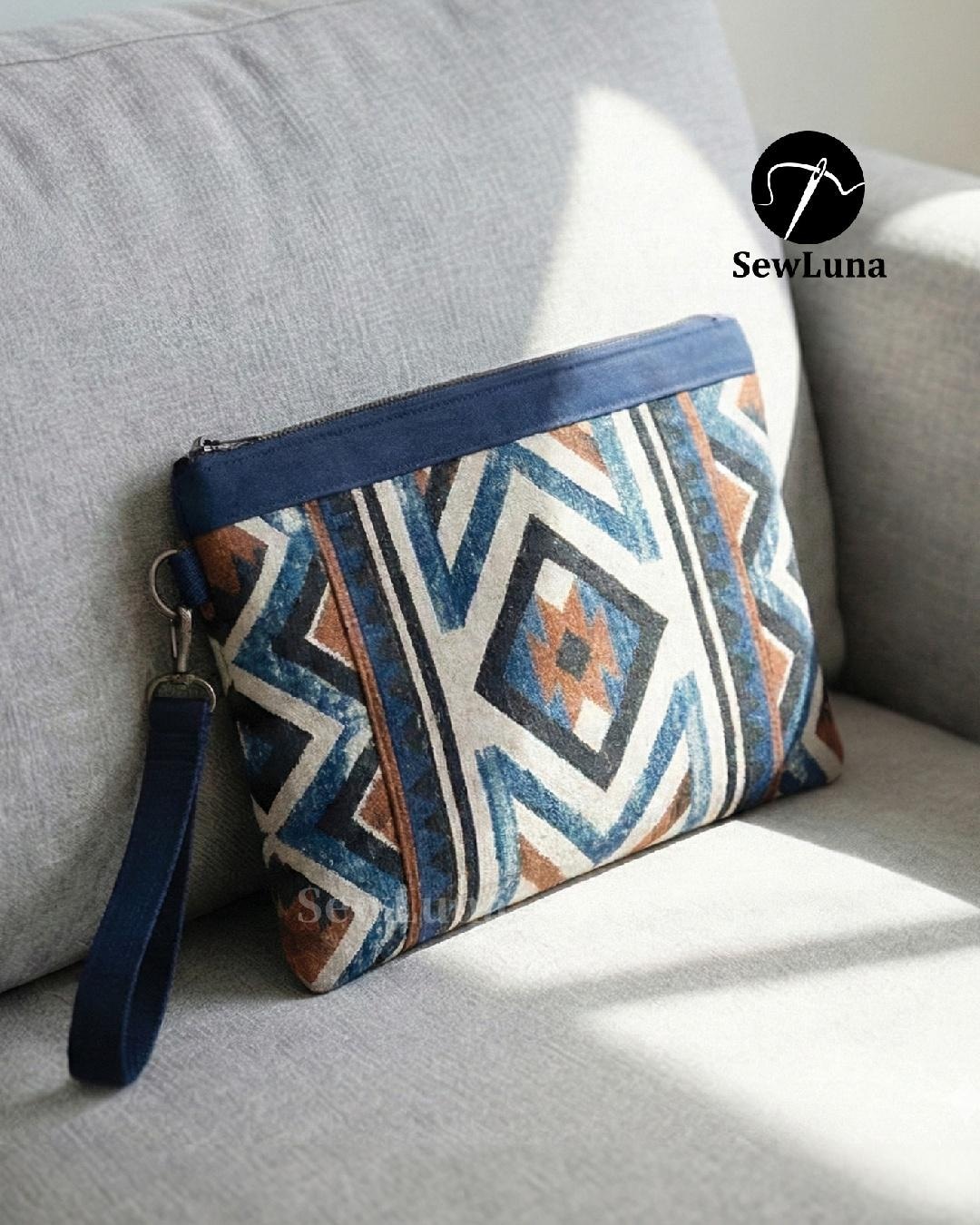 Fable Wristlet Clutches PDF Sewing Pattern | 3 Sizes, Beginner Zipper ...