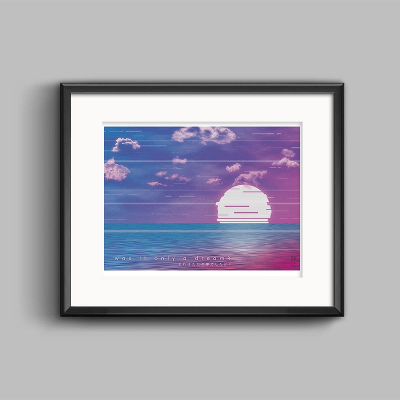 Vaporwave Poster - Etsy