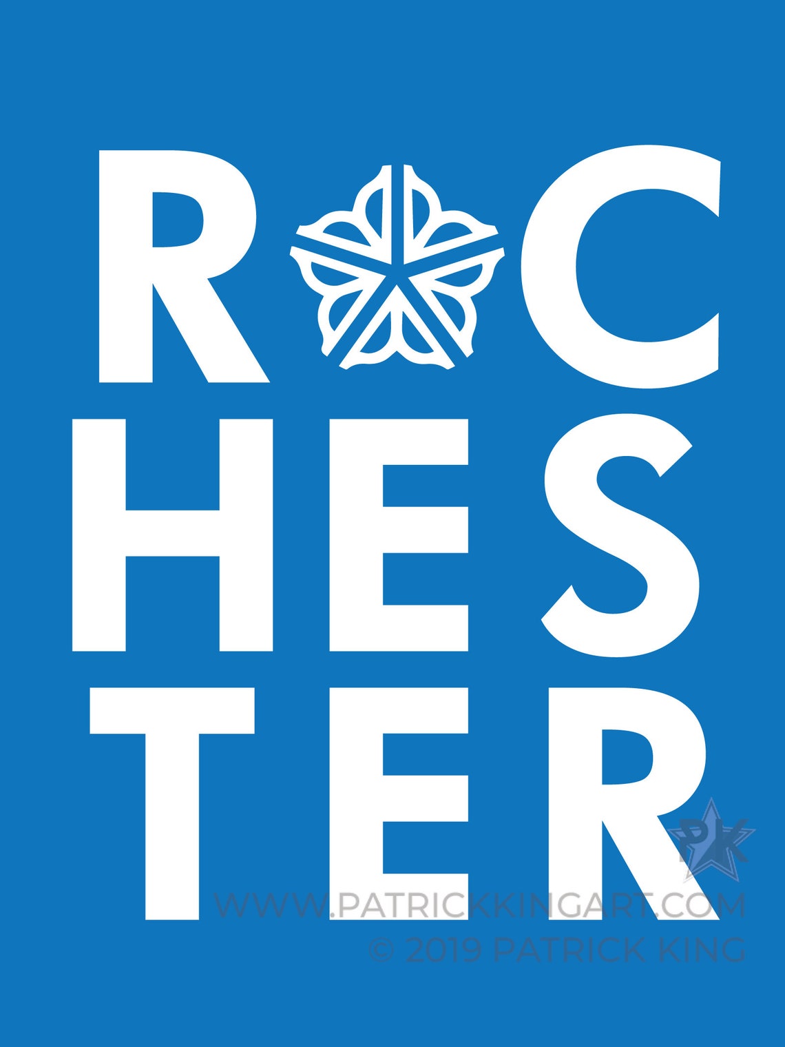 Rochester Typography Sticker OFFICIALLY LICENSED | Etsy