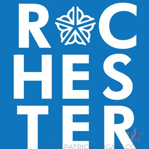 Rochester Typography Sticker **OFFICIALLY LICENSED** - Typography, Type ...