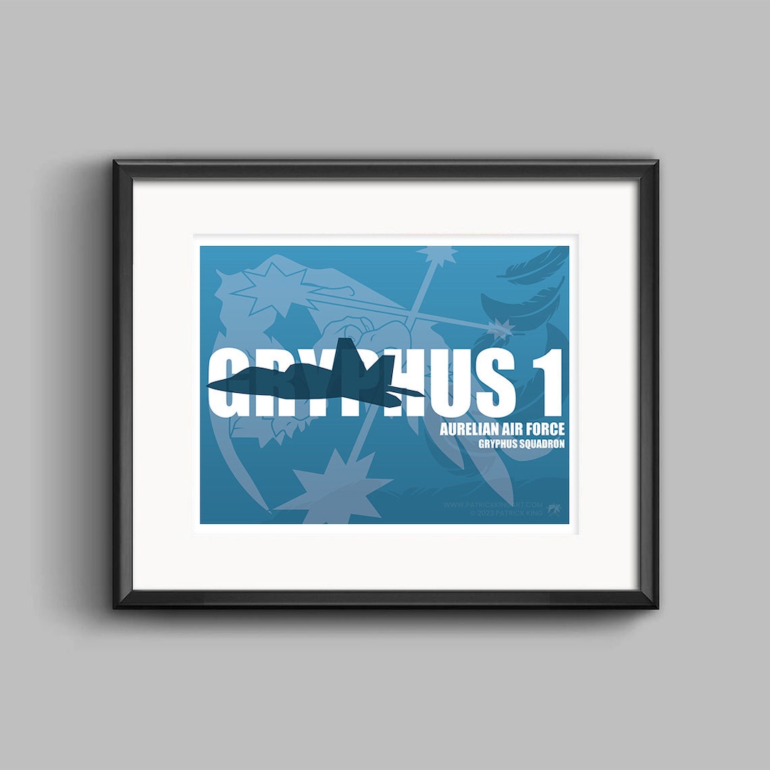 Gryphus 1 - Ace Combat X Art Print and Sticker - Ace Combat, Video Game ...