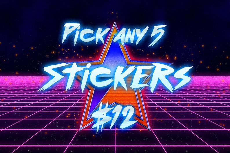 Pick Any 5 Stickers Mix and Match - Etsy