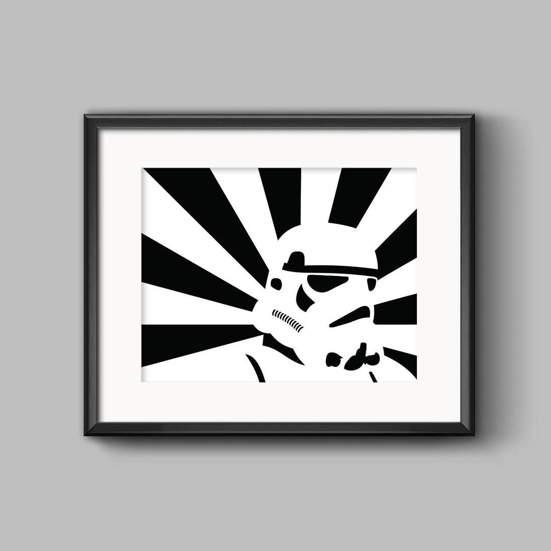Star Wars - Propaganda Style Stormtrooper Art Print - Poster, Empire ...