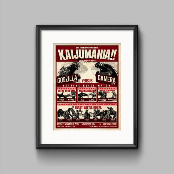 Pacific Rim Kaiju Poster