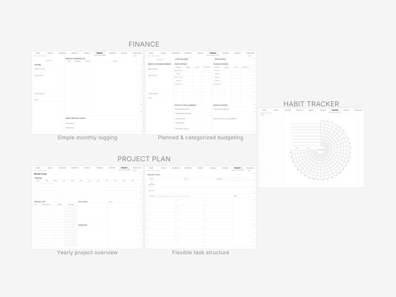 2026 Modular Digital Planning System | Primary Diary Weekly + Blank ...