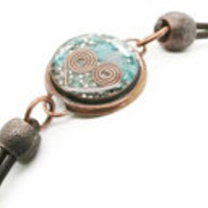 Orgone Energy Bracelet Leather Friendship Bracelet Copper - Etsy