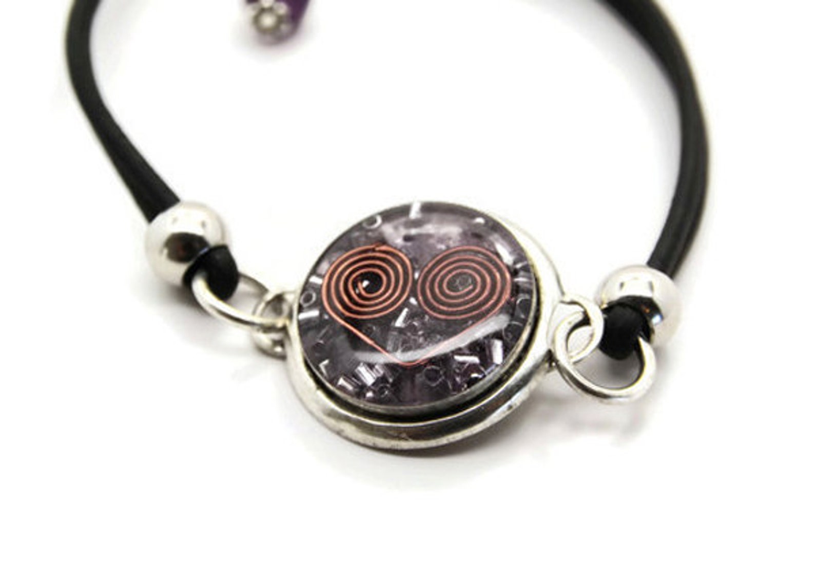 Orgone Energy Bracelet Leather Friendship Bracelet - Etsy