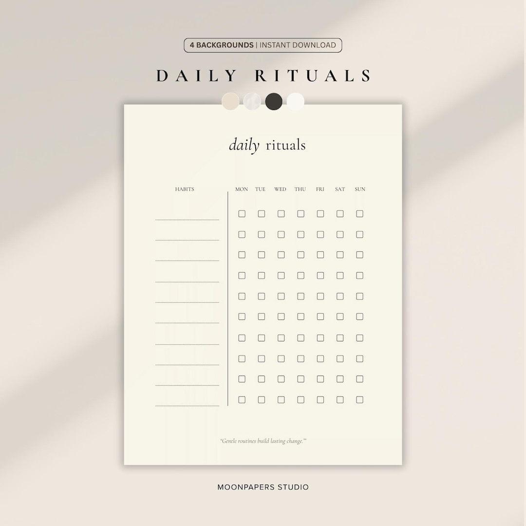 Editable Daily Routine Planner, Editable Morning Checklist, Daily ...
