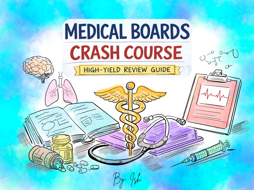 Medical Boards Crash Course - Etsy