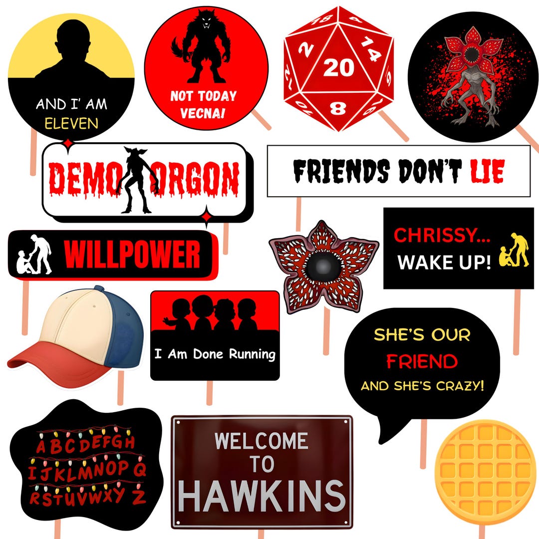 Stranger Party Props, Party Props, Birthday Party Decorations Props ...