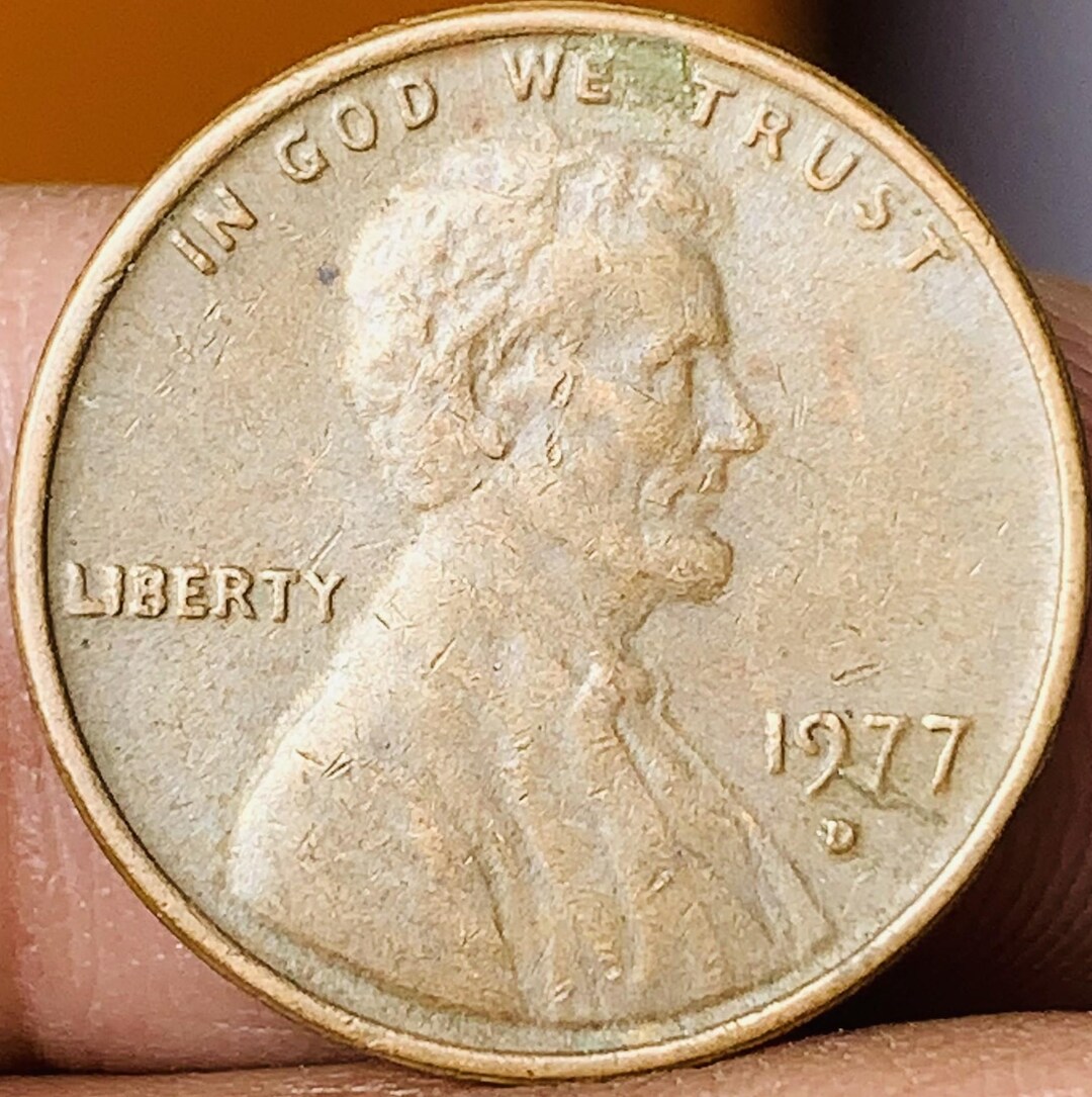 1977-D Lincoln Penny | Denver Mint Collectible US Cent - Etsy