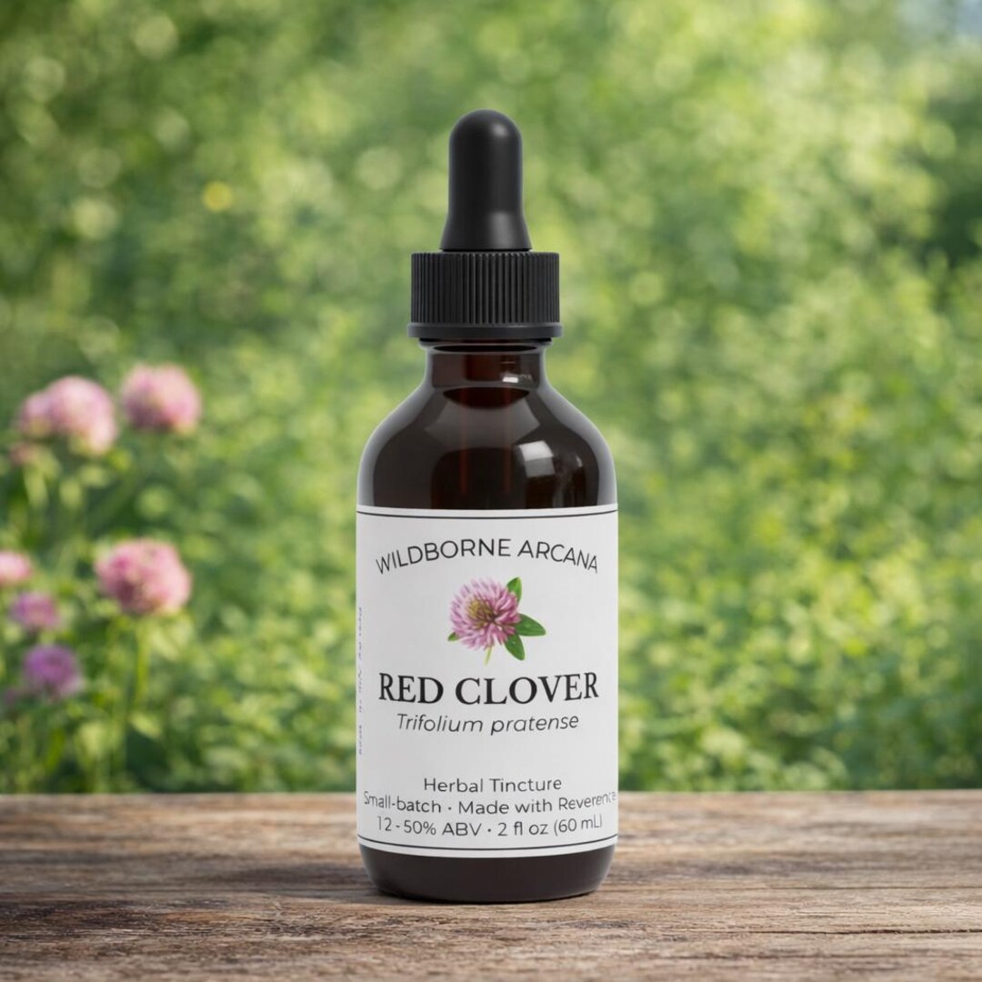 Red Clover Tincture | Trifolium Pratense Herbal Extract Drops | Organic ...