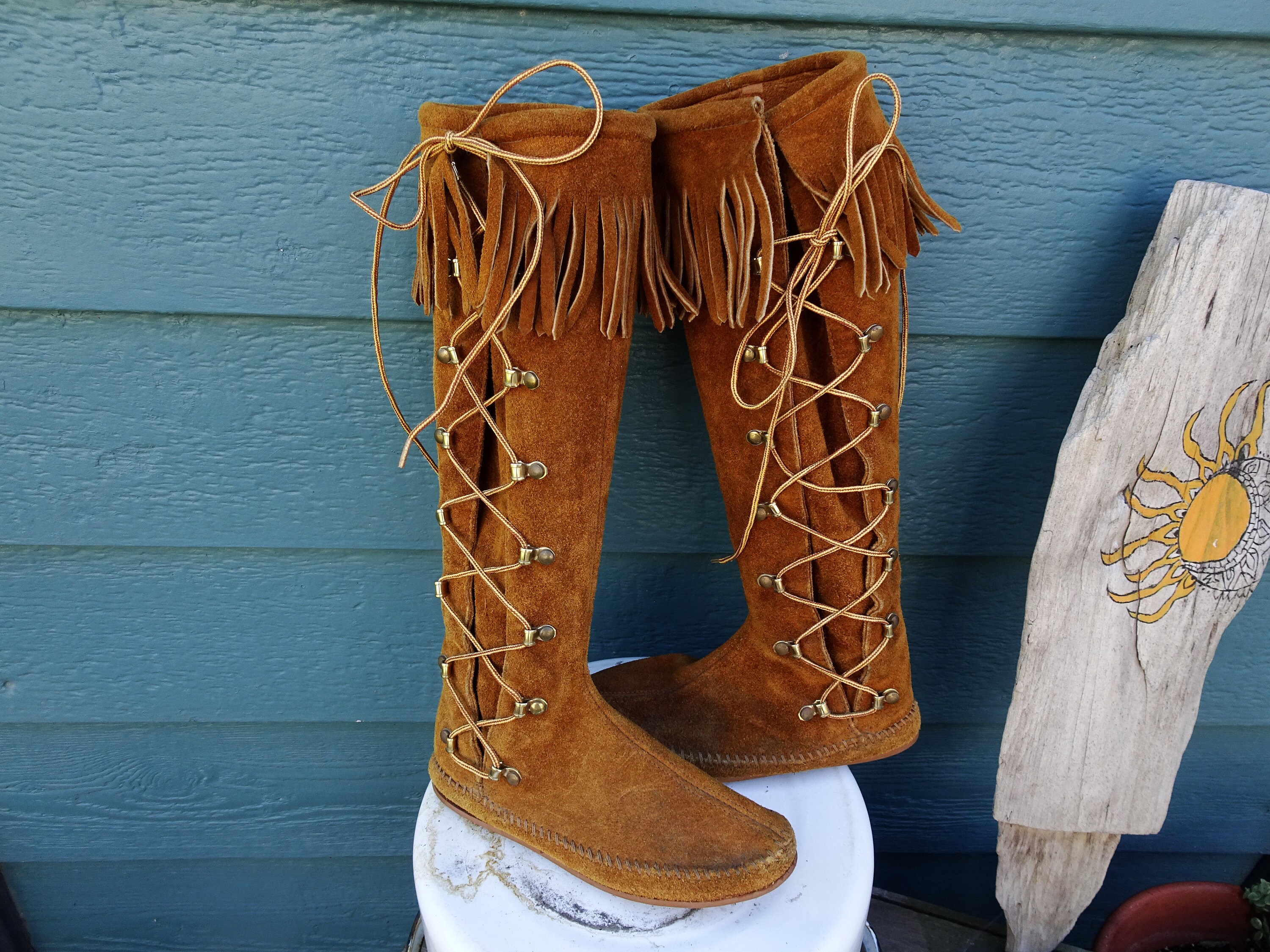 Hand Made Boots Native American Suede Moccasins - Etsy Australia