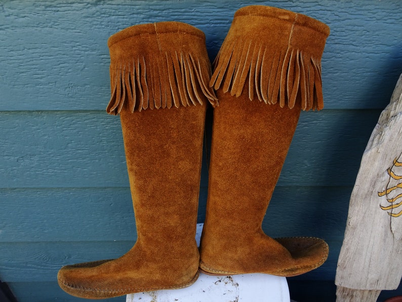 Hand Made Boots, Native American Suede Moccasins, - Etsy