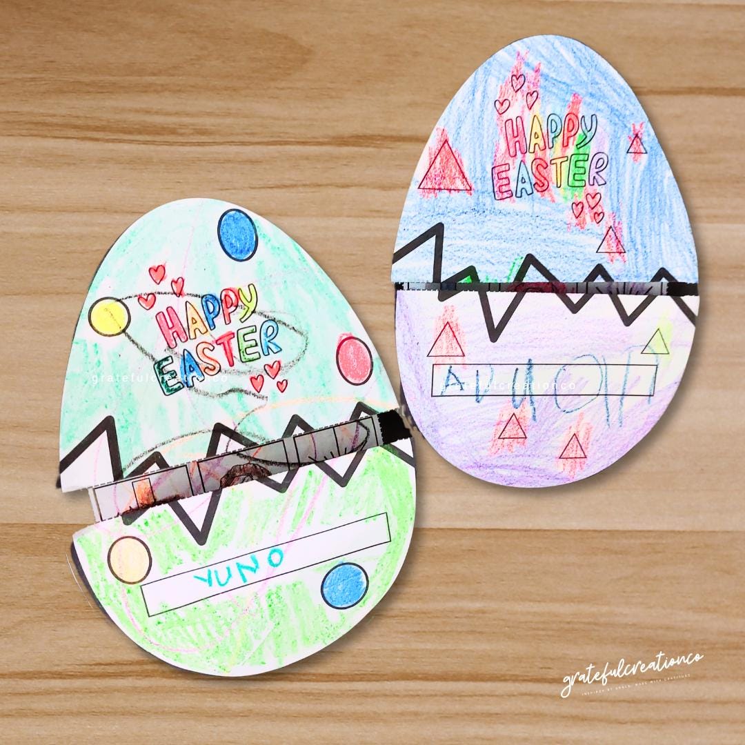 Easter Egg Kids Activity Printable – Preschool & Kindergarten Learning ...