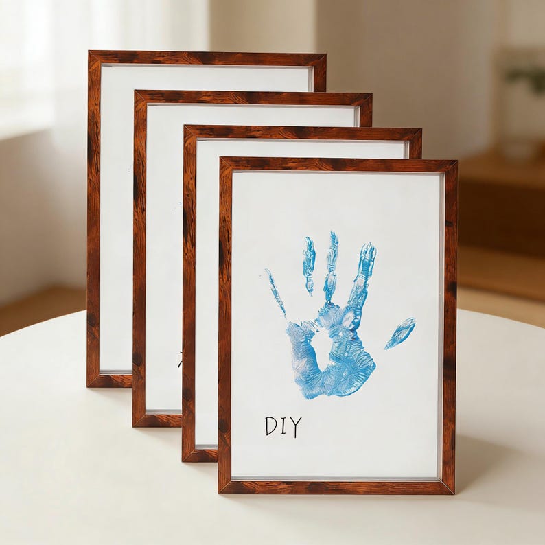 DIY Baby Handprint Frame Kit, Personalized Keepsake Gift for New ...