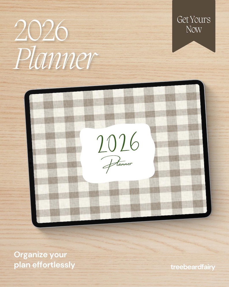 2026 Digital Printable Planner, Monthly Dashboard, Habit Tracker ...